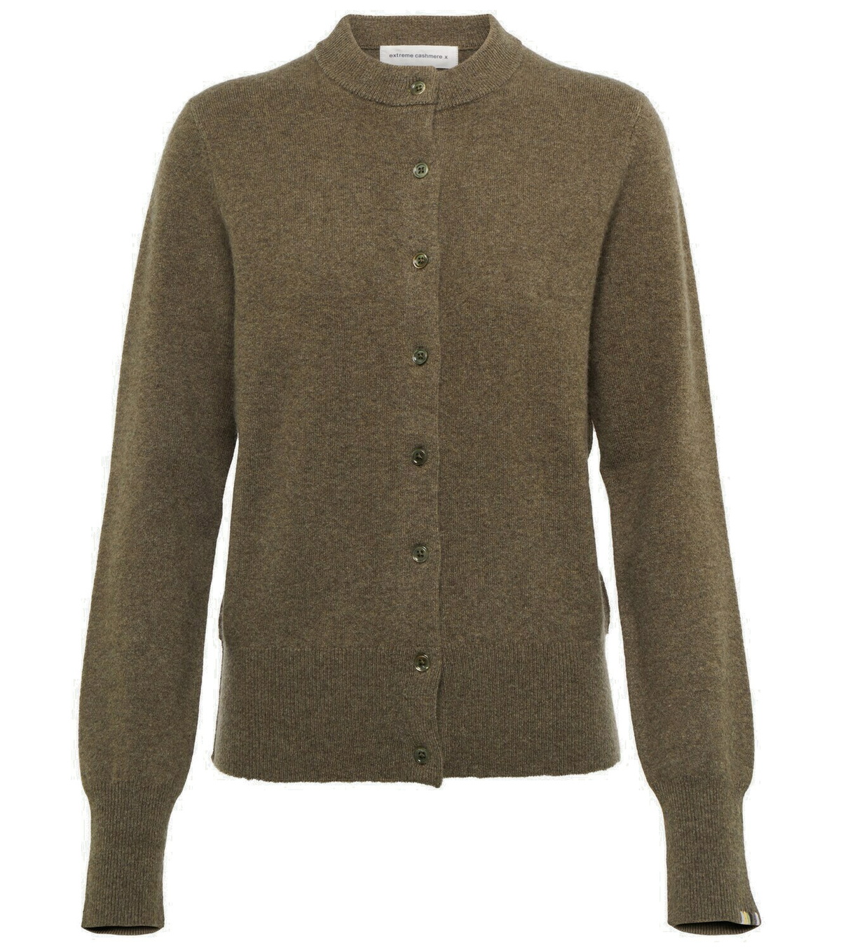 Extreme Cashmere N°140 Little cashmere-blend cardigan extreme cashmere