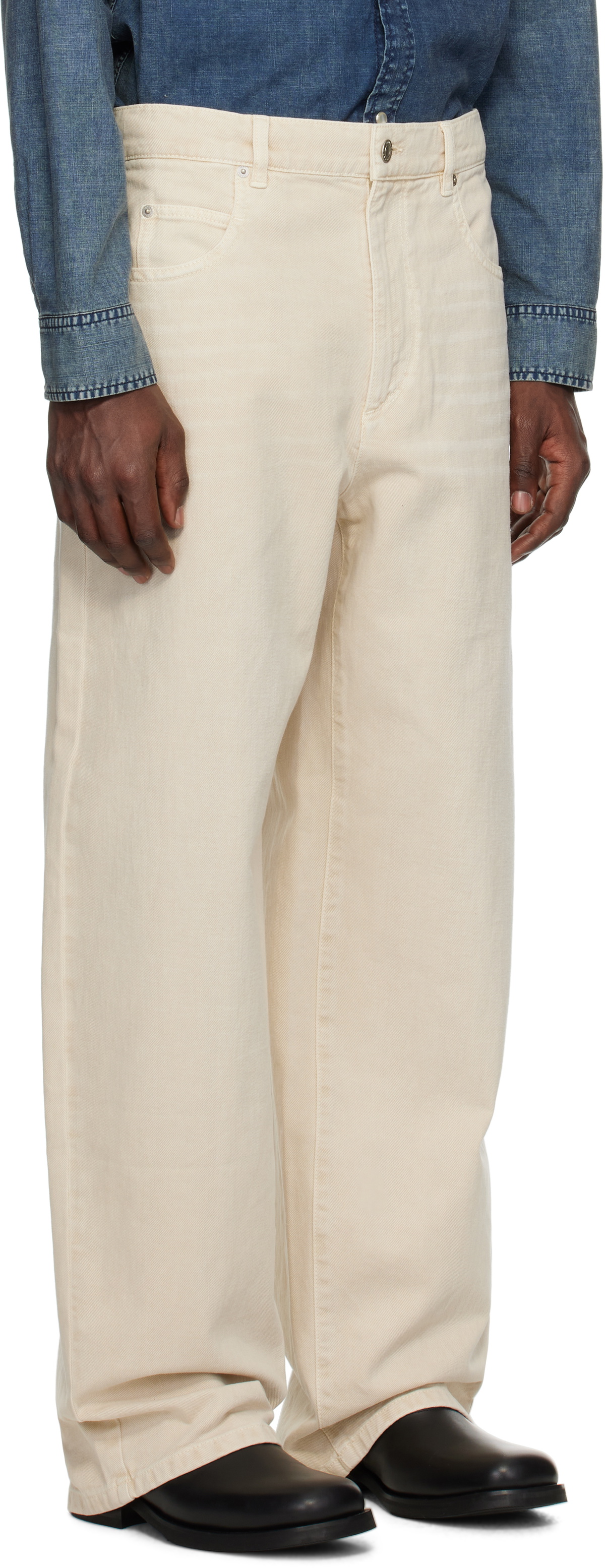 Isabel Marant Beige Jameson Jeans Isabel Marant