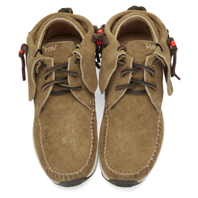 Visvim Brown FBT Moccasin Sneakers Visvim