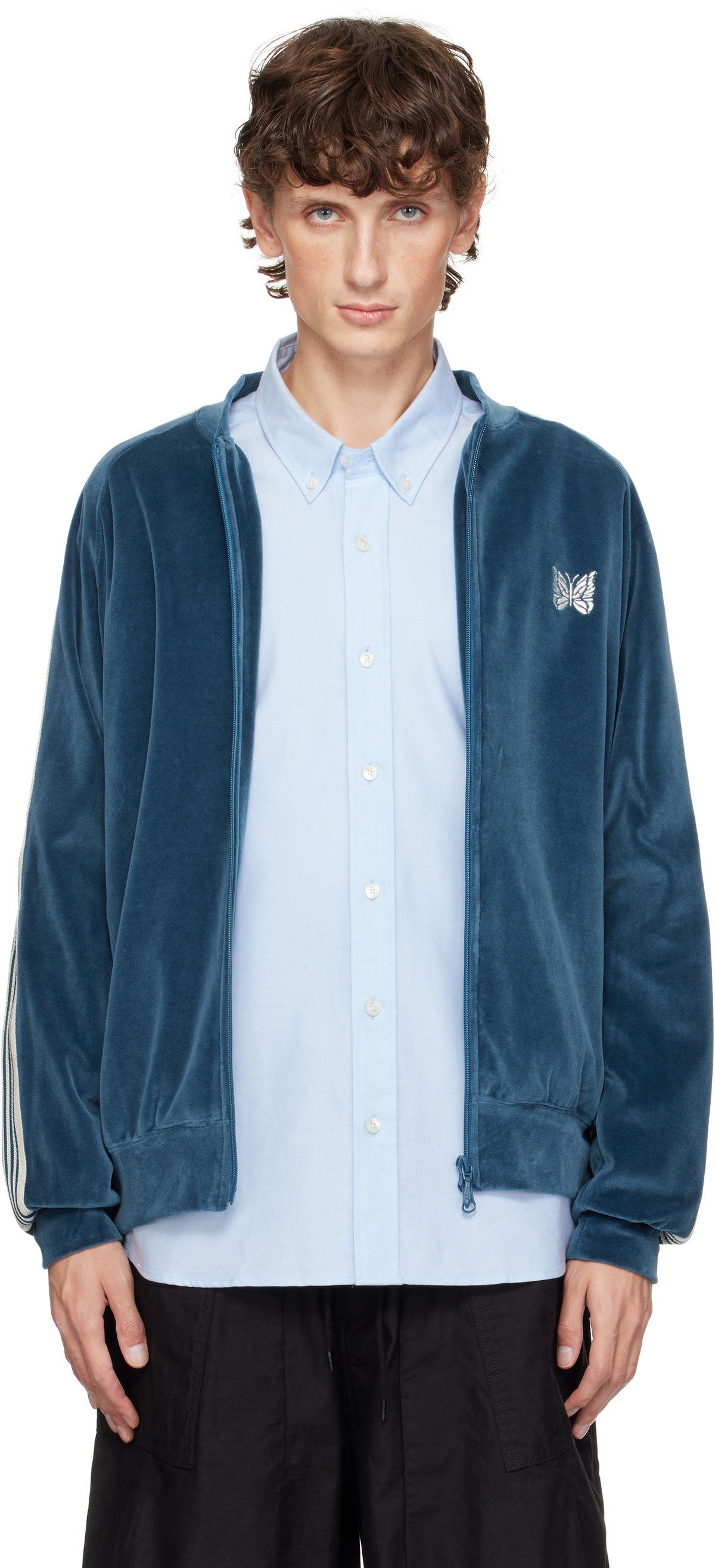NEEDLES Blue RC Track Jacket Needles