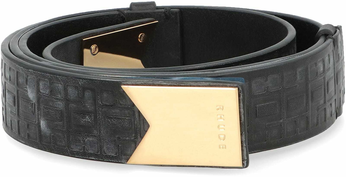 Rhude Roadrunner Leather Belt Rhude
