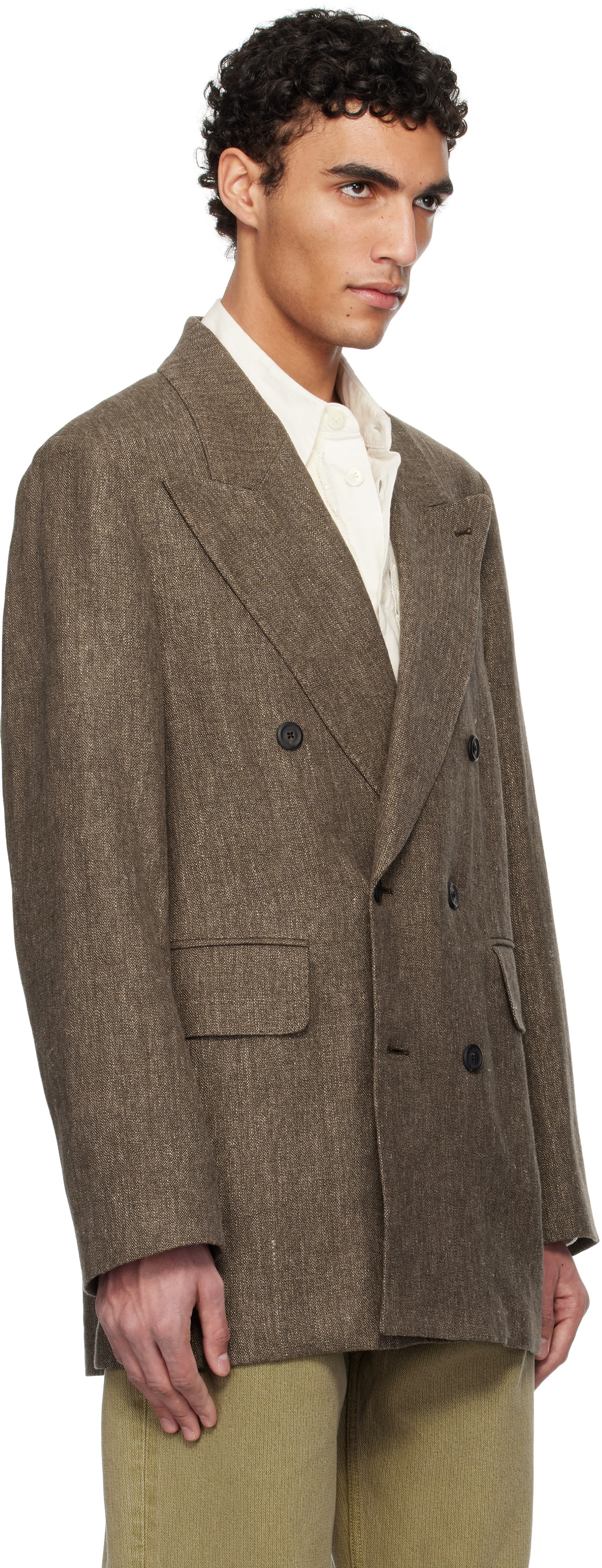 OUR LEGACY Brown Sharp DB Blazer Our Legacy