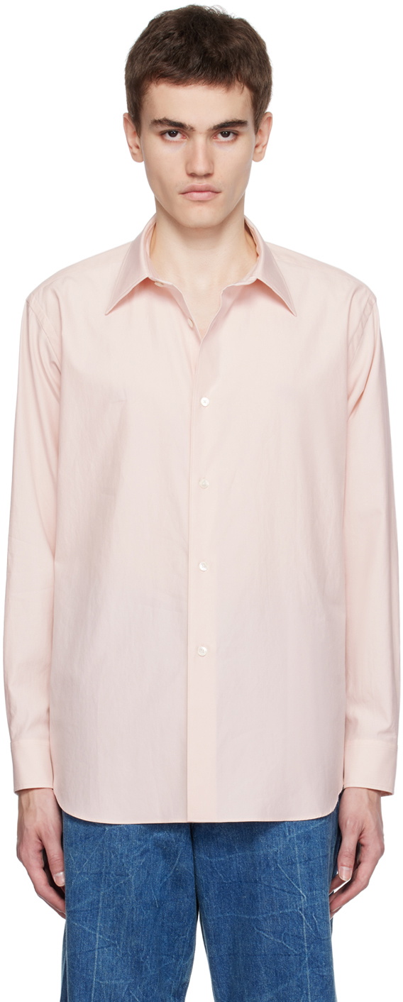 AURALEE Pink Button Shirt Auralee