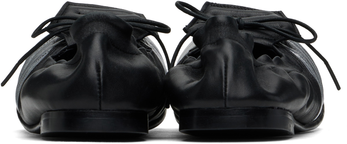 NO IDEA Black & Silver Big Foot Football Flat Loafers