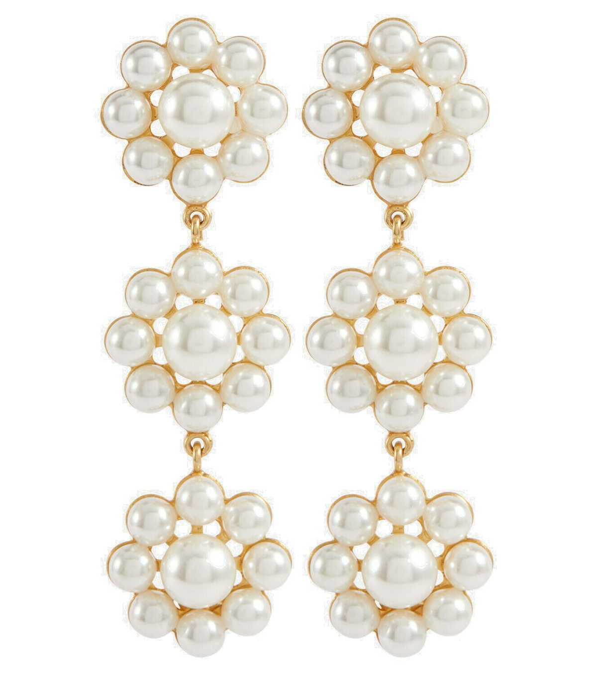 Jennifer Behr Bridal Olive embellished drop earrings Jennifer Behr