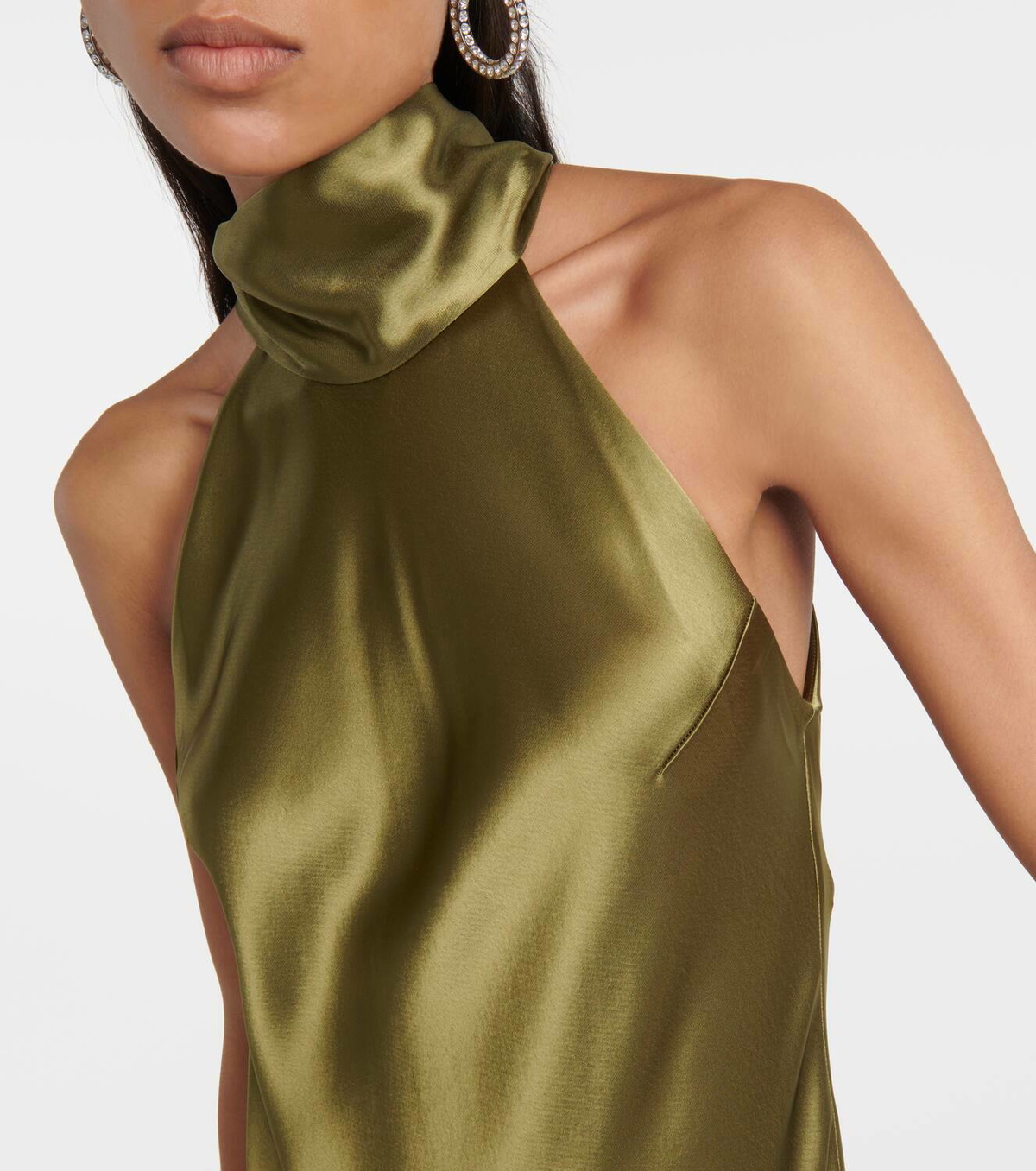 Galvan Sienna satin gown Galvan