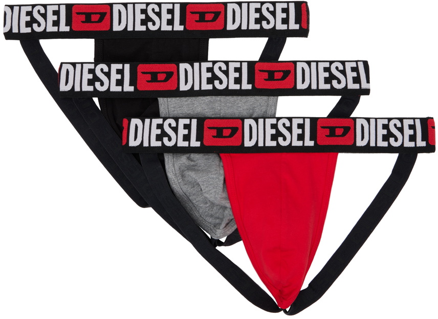 Diesel Three-Pack Multicolor Umbr-Jockythreepack Jockstraps Diesel