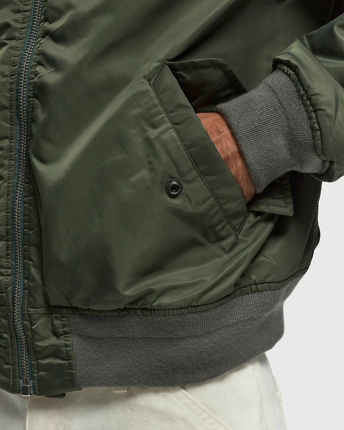 Schott Nyc Macampsrs Jacket Green Bomber Jackets Schott