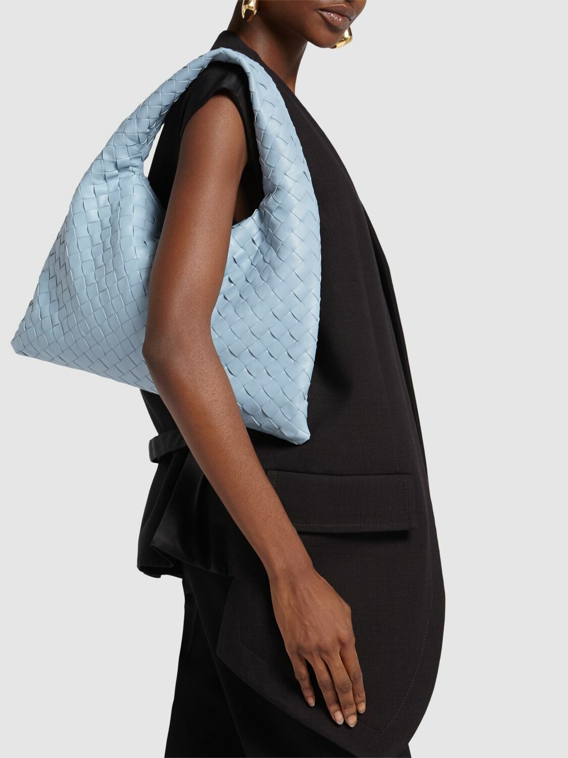 BOTTEGA VENETA - Small Hop Leather Shoulder Bag Bottega Veneta