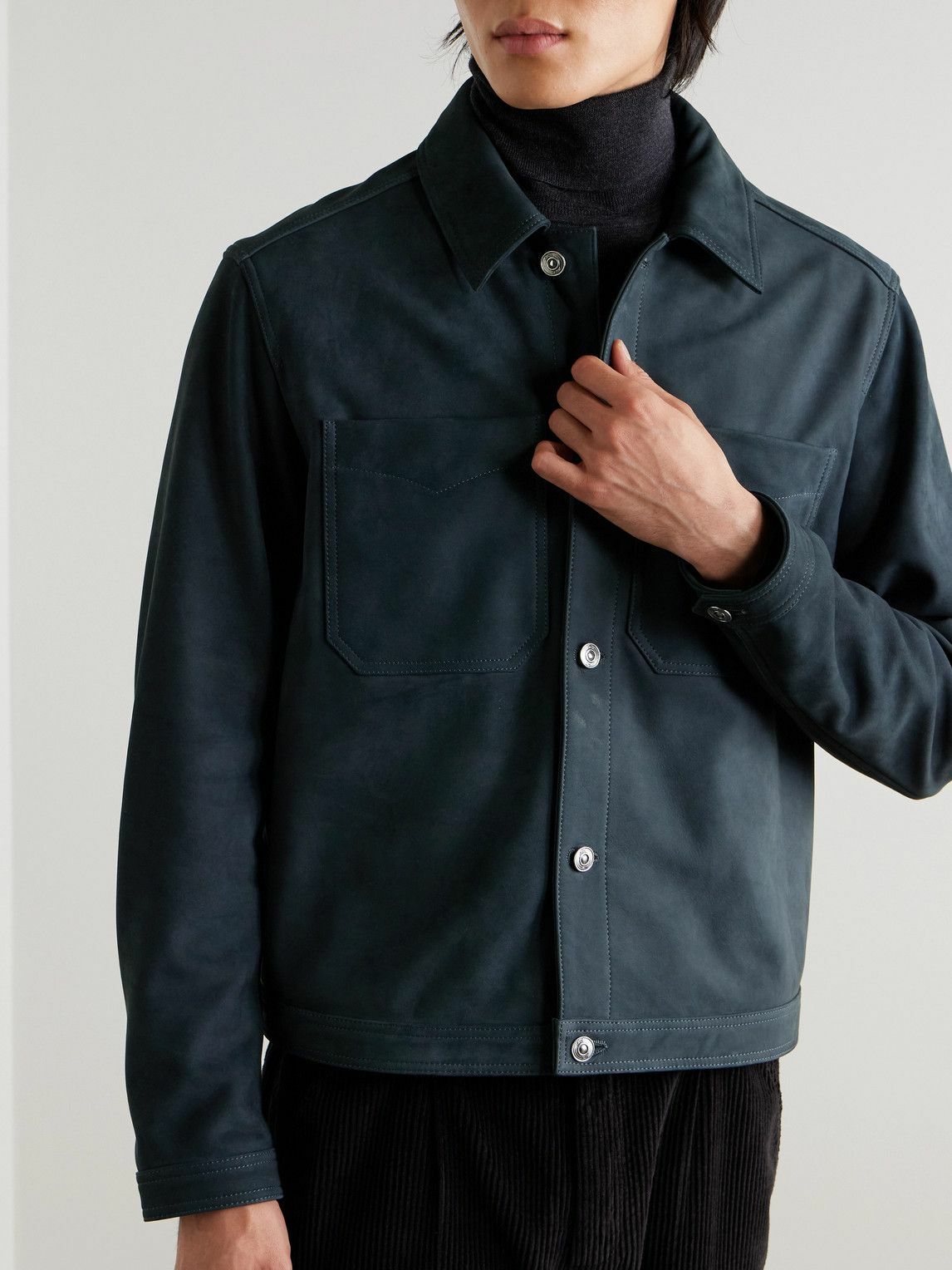 Mr P. - Suede Jacket - Blue Mr P.