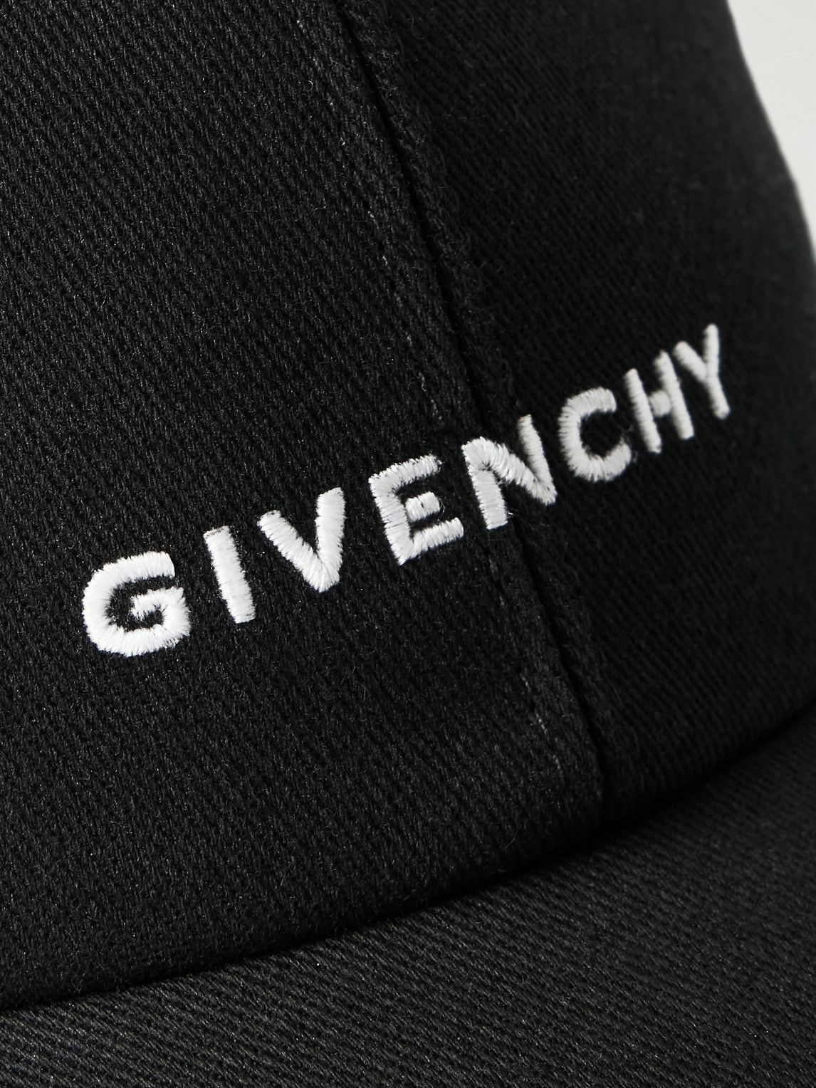 Givenchy - Logo-Embroidered Cotton-Blend Twill Baseball Cap Givenchy