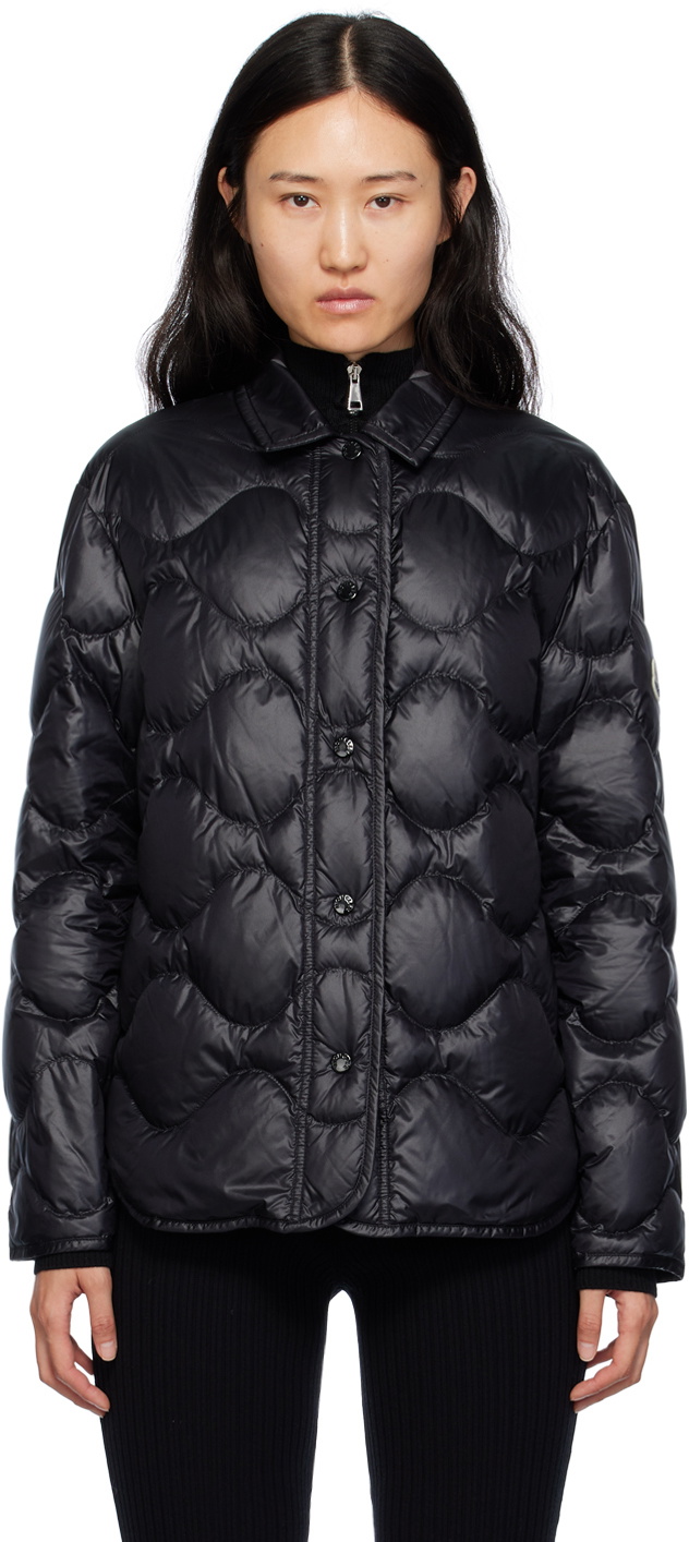 Moncler Black Quilted Down Jacket Moncler