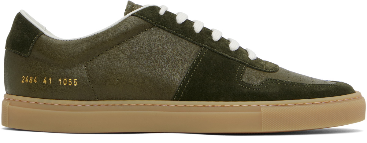 Common Projects Green BBall Duo Slim Sneakers Common Projects