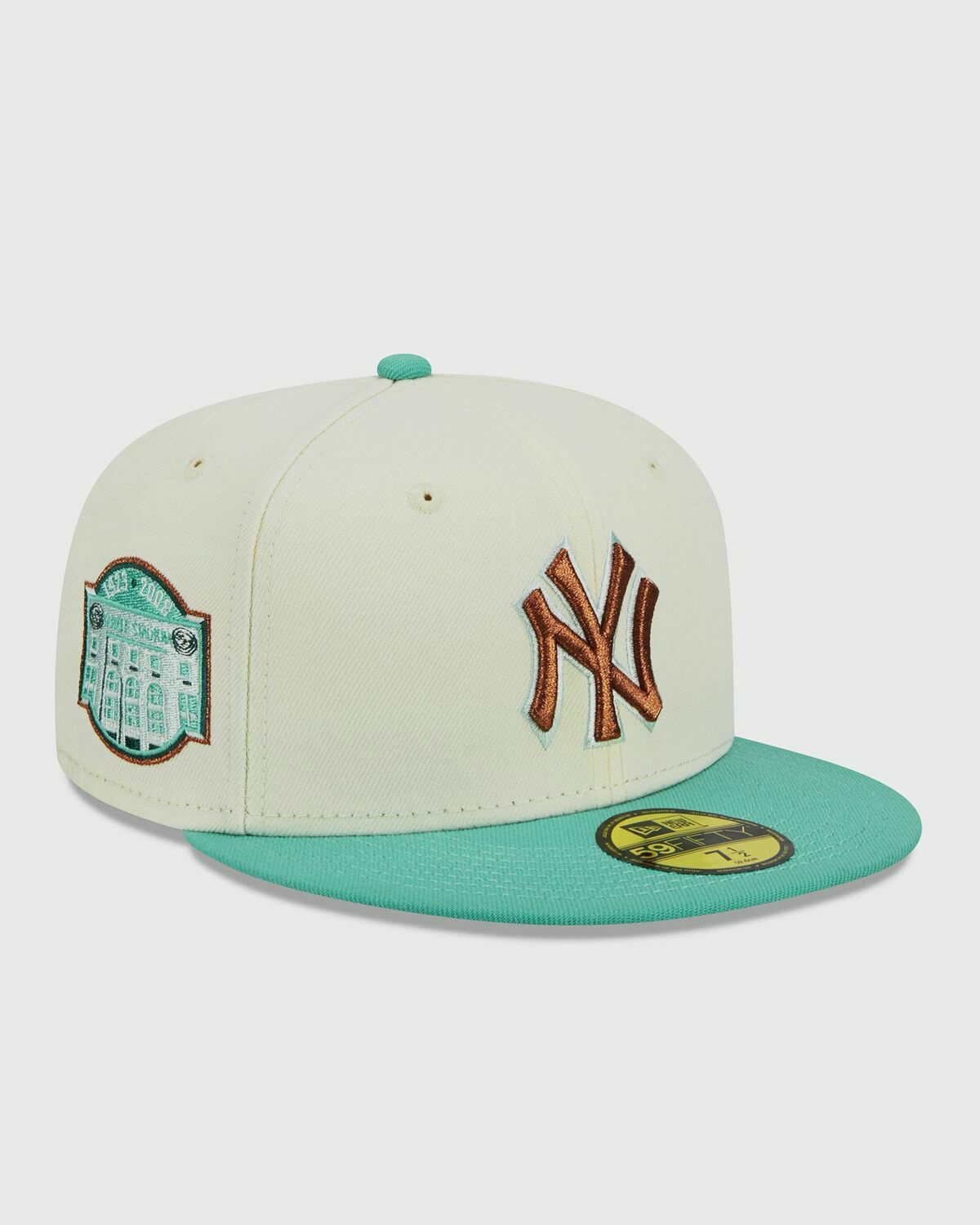 New Era New York Yankees City Icon 59 Fifty Fitted Cap Beige - Mens ...