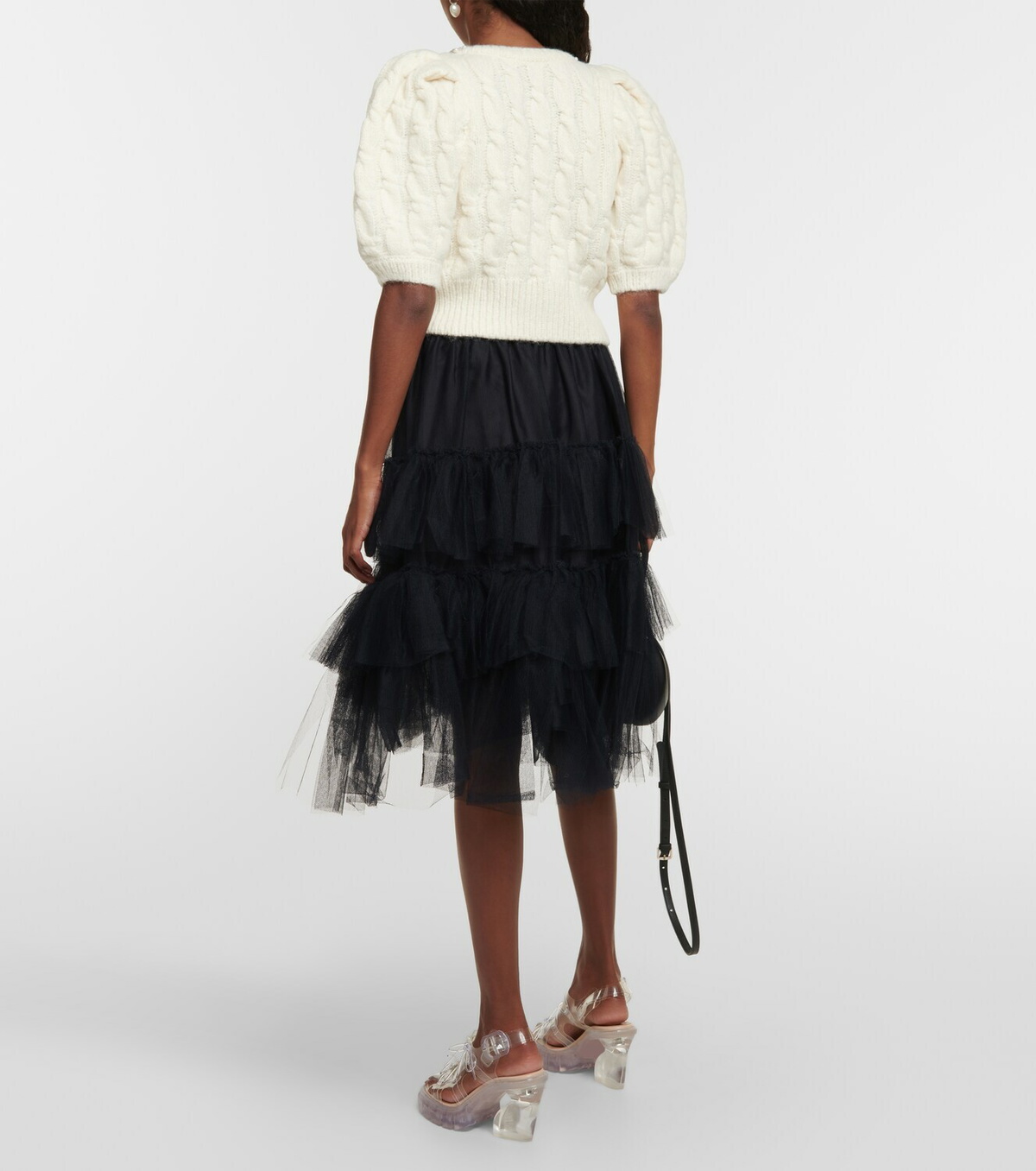 Simone Rocha Embellished wool-blend cardigan Simone Rocha