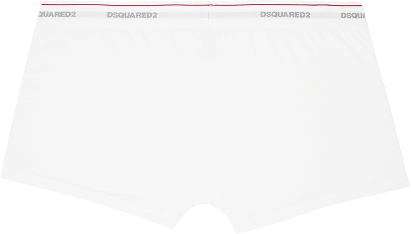 Dsquared2 Three-Pack White Boxer Briefs Dsquared2