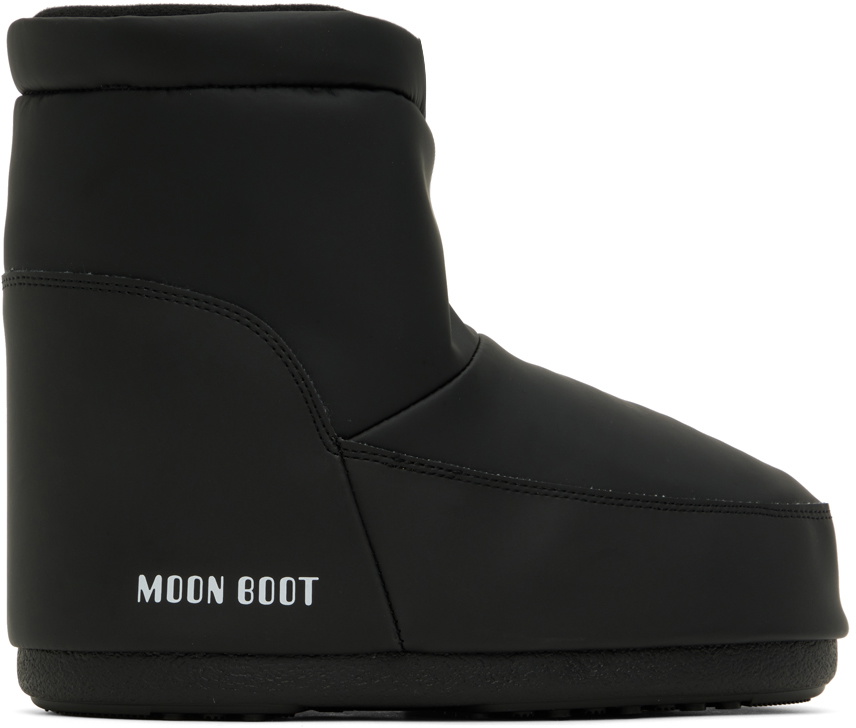 Moon Boot Black No Lace Ankle Boots Moon Boot