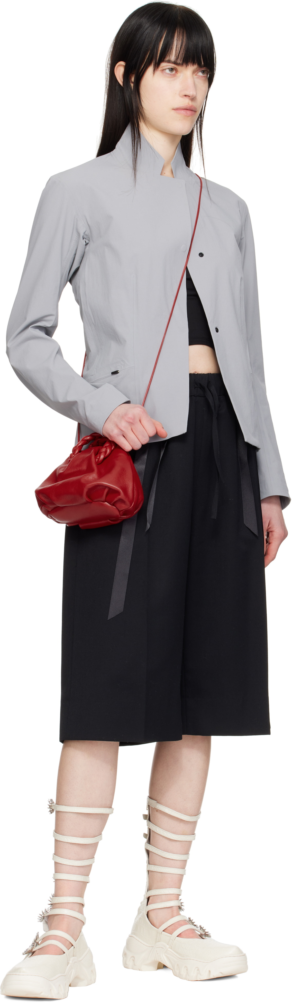 Rombaut Off-White MJ High Ballerina Flats Rombaut