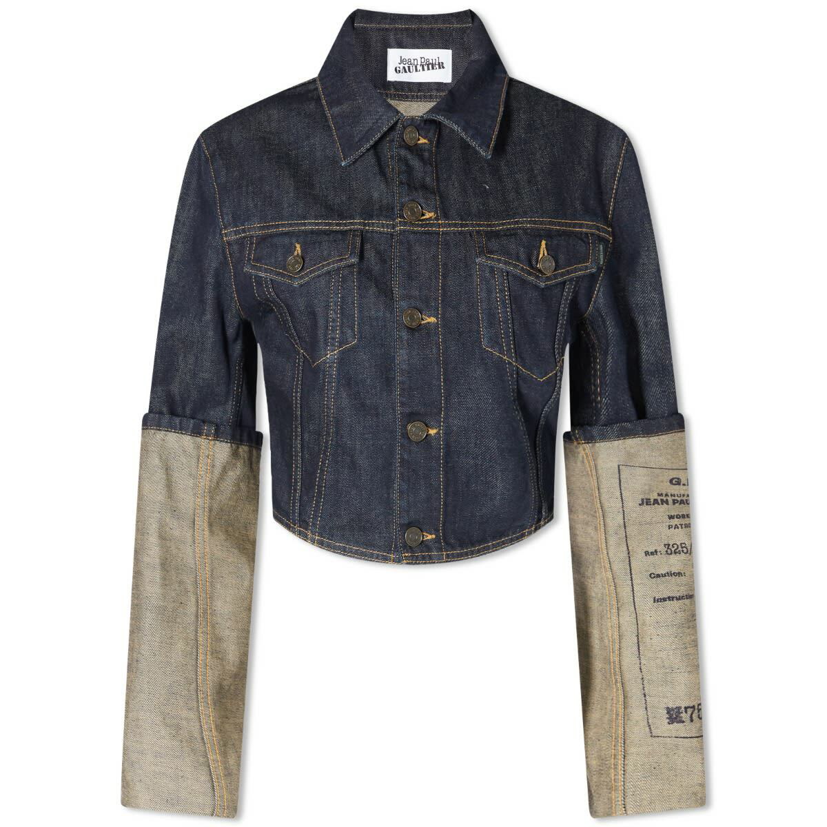 Jean Paul Gaultier Women's Denim Jacket in Indigo Jean Paul Gaultier