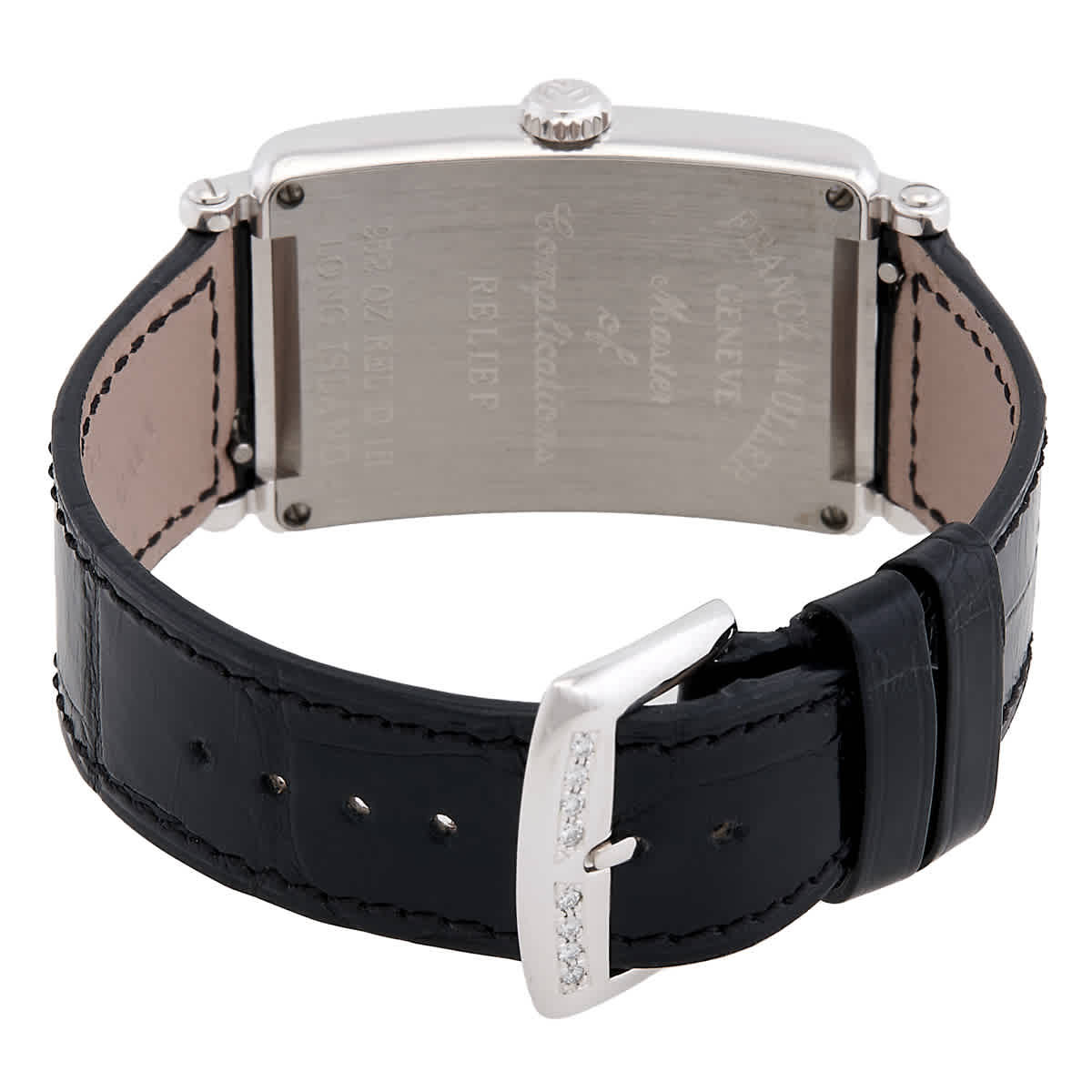 Franck Muller Long Island Quartz Diamond Silver Dial Unisex Watch 952 ...