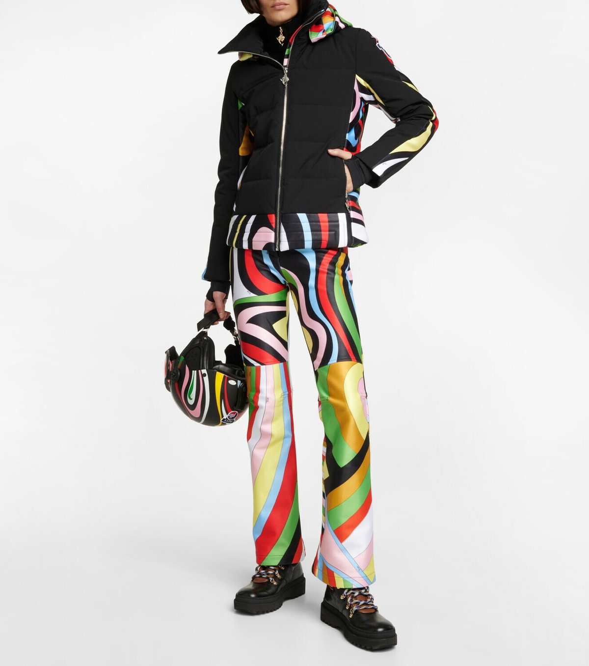 Pucci - x Fusalp printed leather ankle boots Emilio Pucci