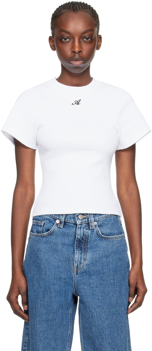 Axel Arigato White Script A T-Shirt Axel Arigato