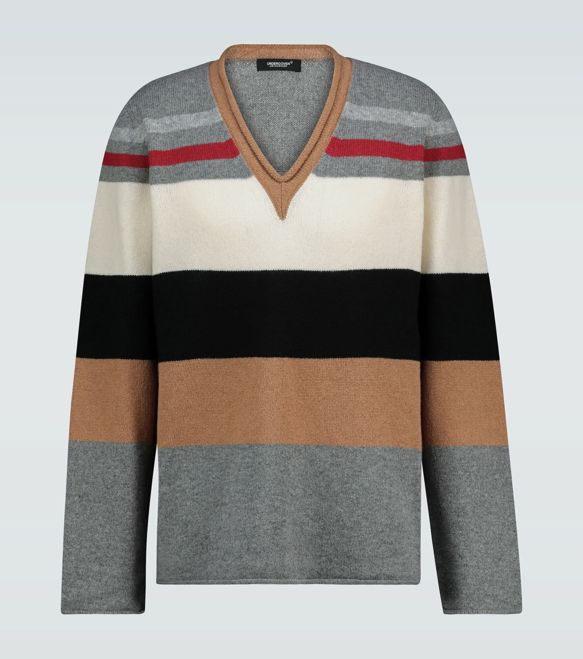Undercover - Colorblocked V-neck sweater Undercover