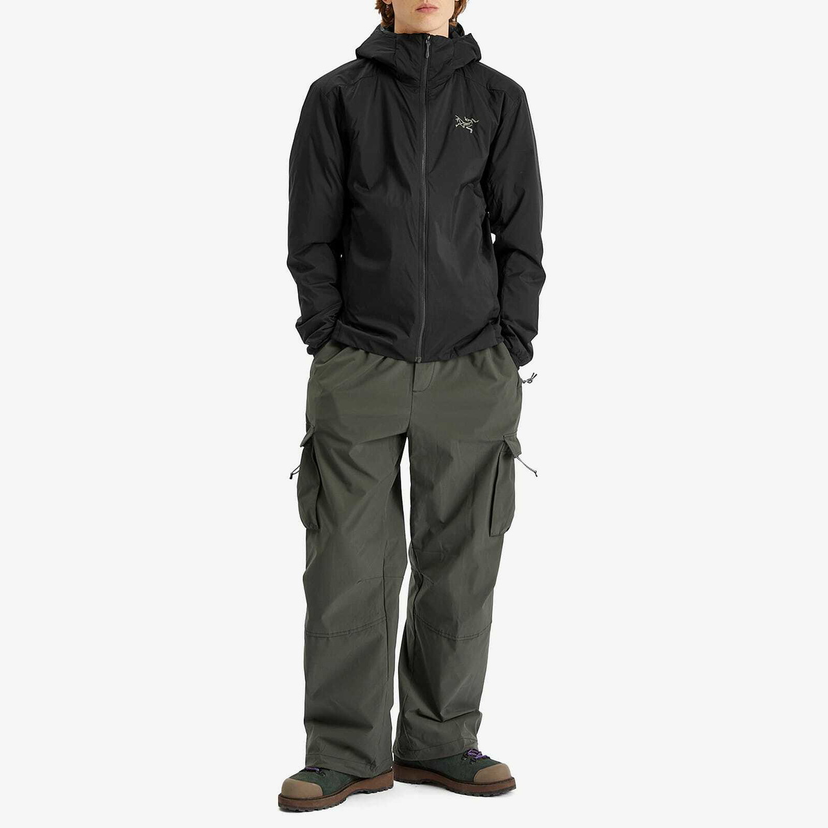 Arc'teryx Men's Atom Hooded Jacket in Black Arc'teryx