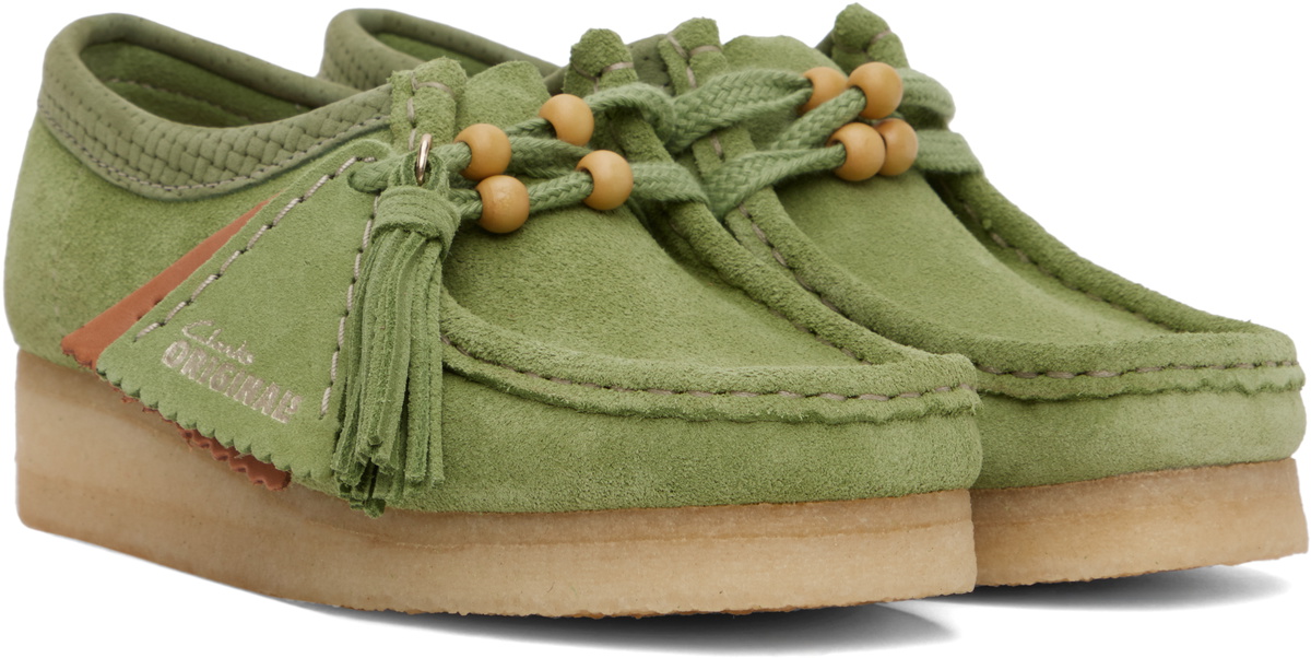 Clarks Originals Green Wallabee Derbys Clarks Originals