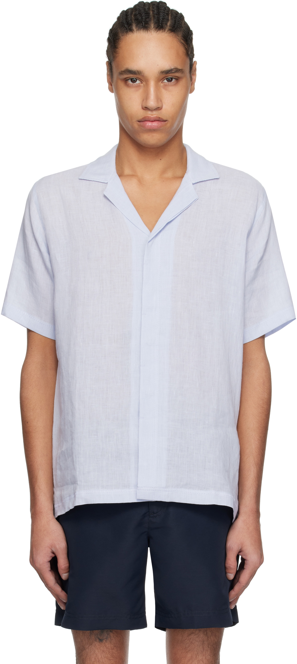 Orlebar Brown Blue Maitan Shirt Orlebar Brown