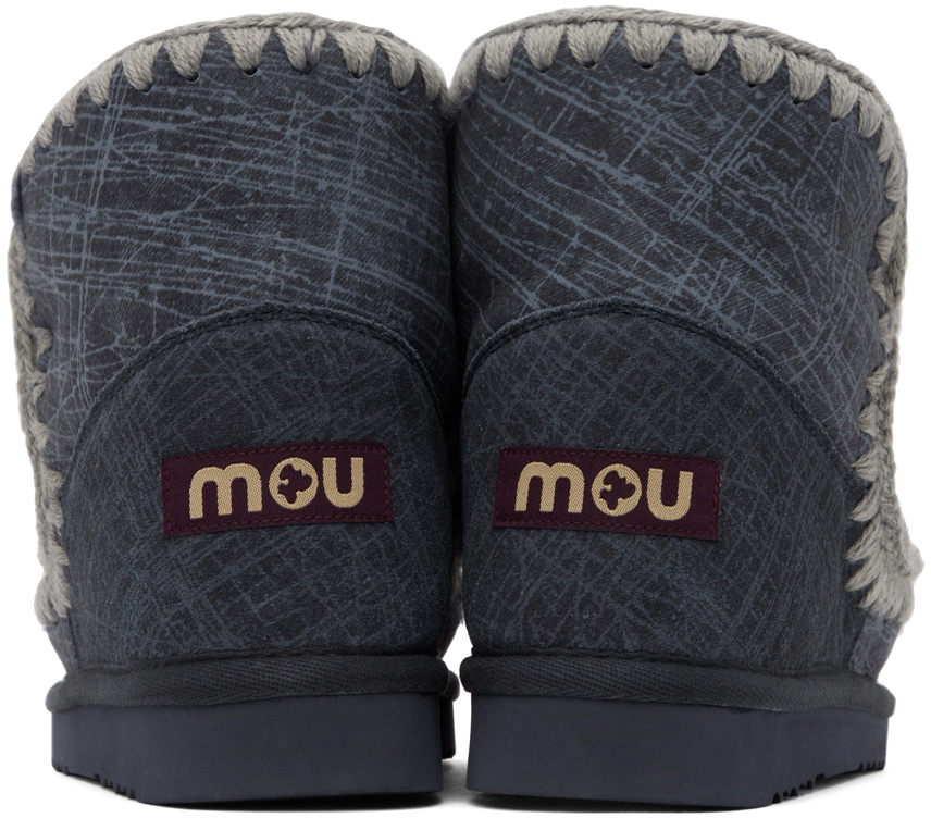 Mou Blue 18 Shearling Boots Mounser