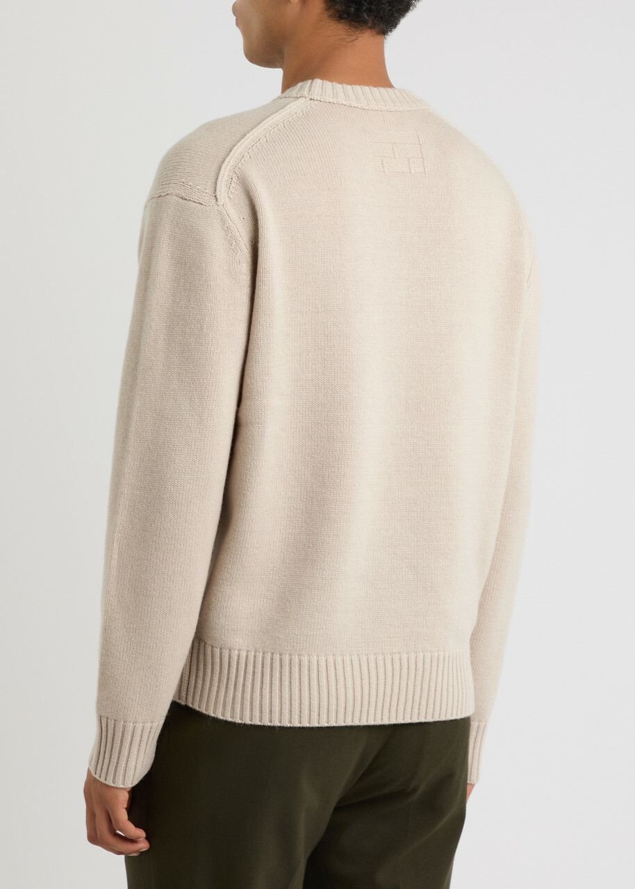 Frame Wool-blend Jumper Beige Frame Denim