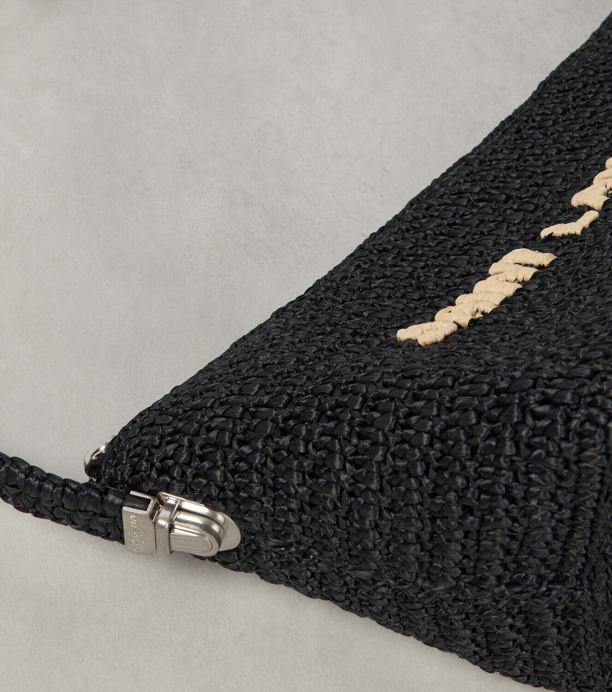 Saint Laurent Le Rafia logo shoulder bag Saint Laurent