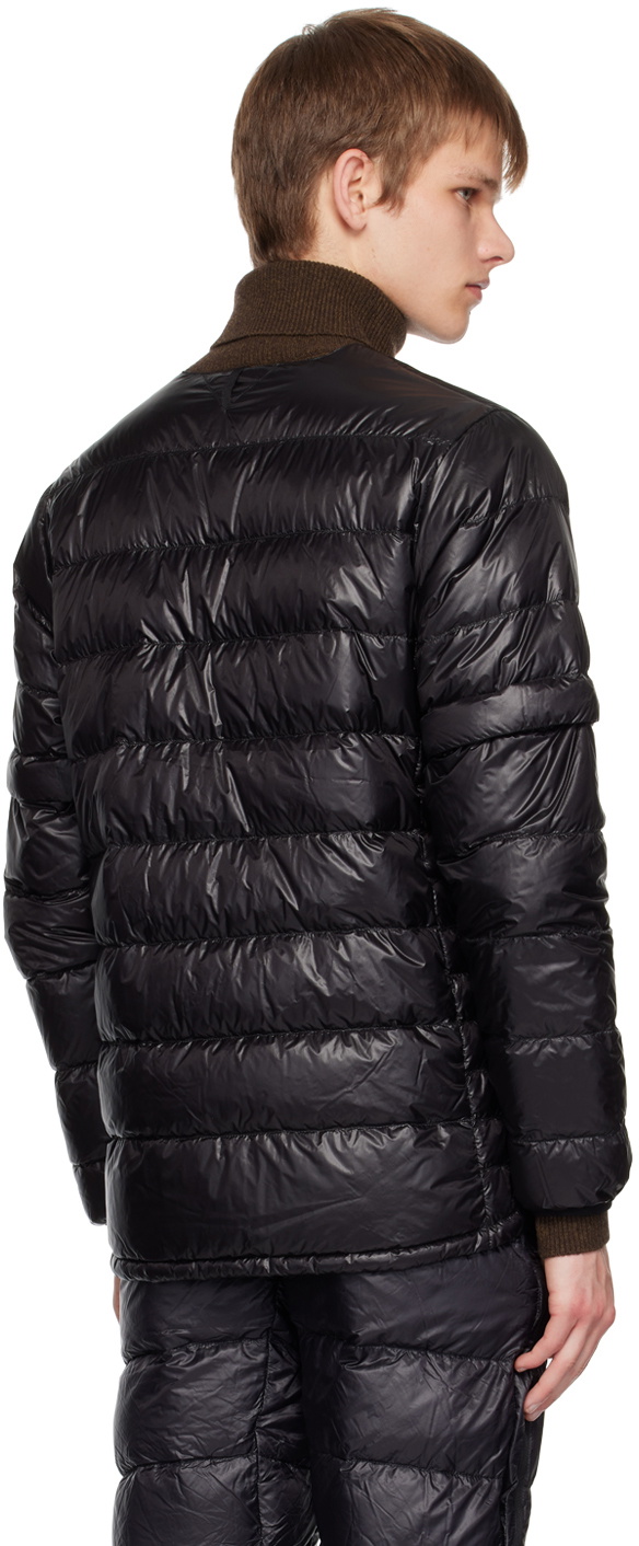 NANGA Black Inner Down Cardigan Nanga