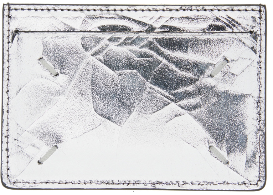 Maison Margiela Silver Mirror Card Holder Maison Margiela