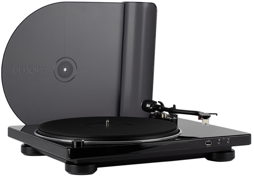 Denon Black USB DP-450 Turntable