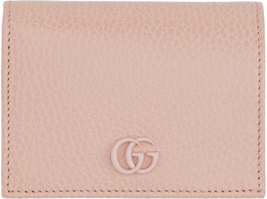 Gucci Pink Double G Marmont Wallet Gucci