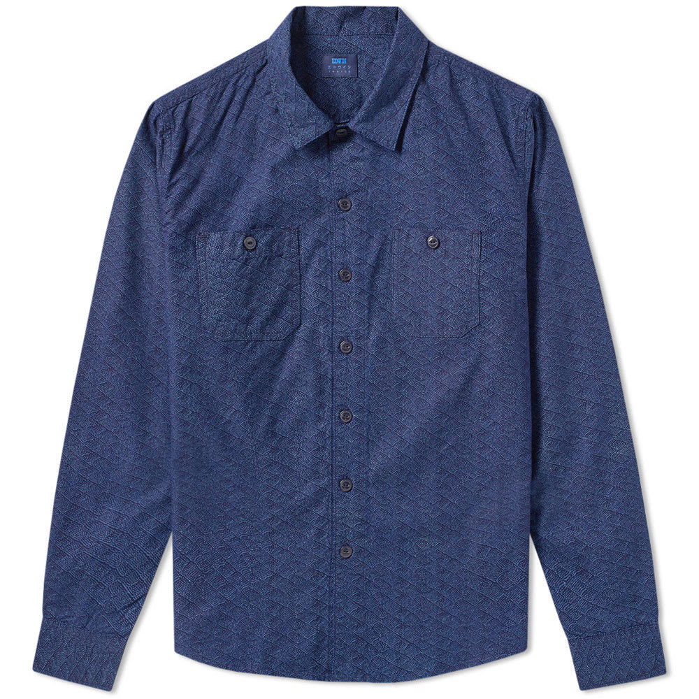 Edwin Cell Shirt Blue Edwin
