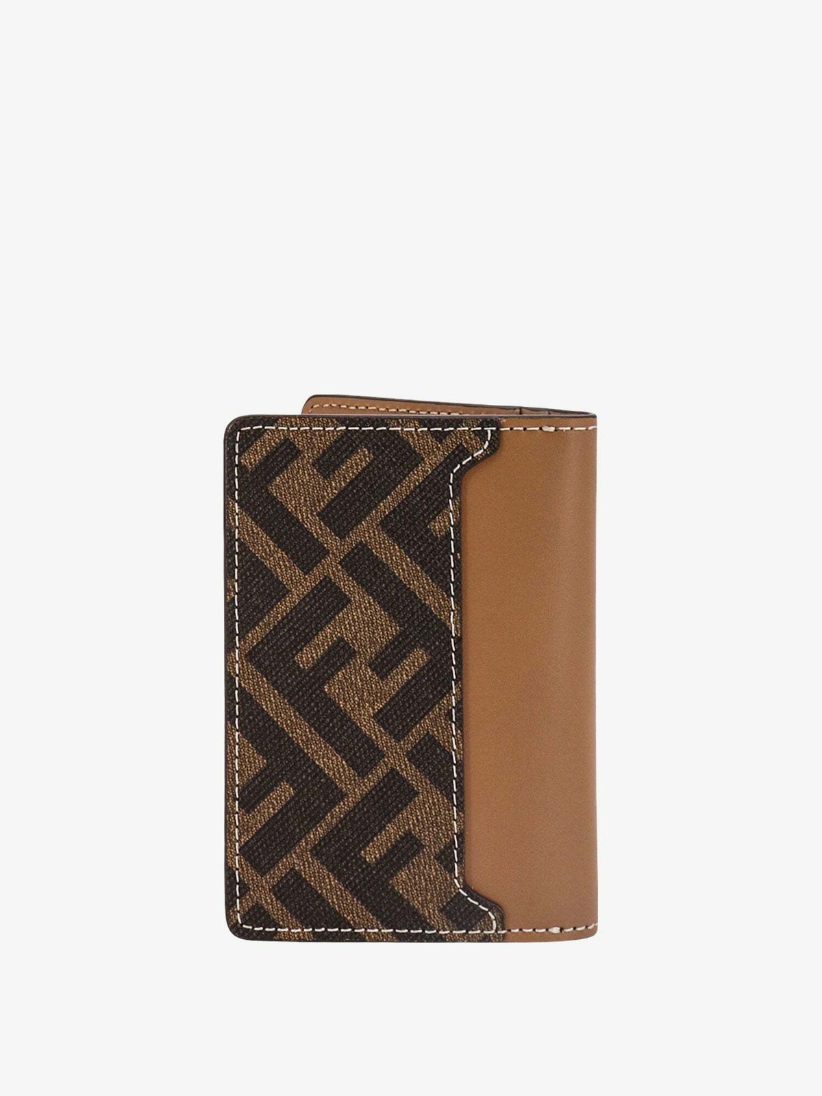 Fendi Card Holder Beige Mens Fendi