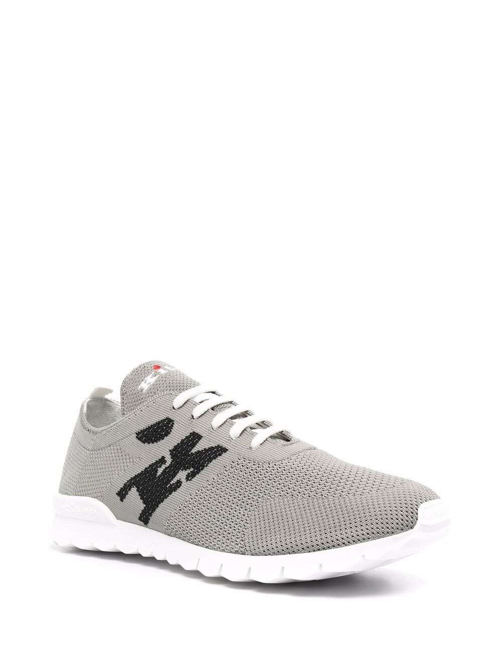 KITON - Logo Knitted Sneakers Kiton