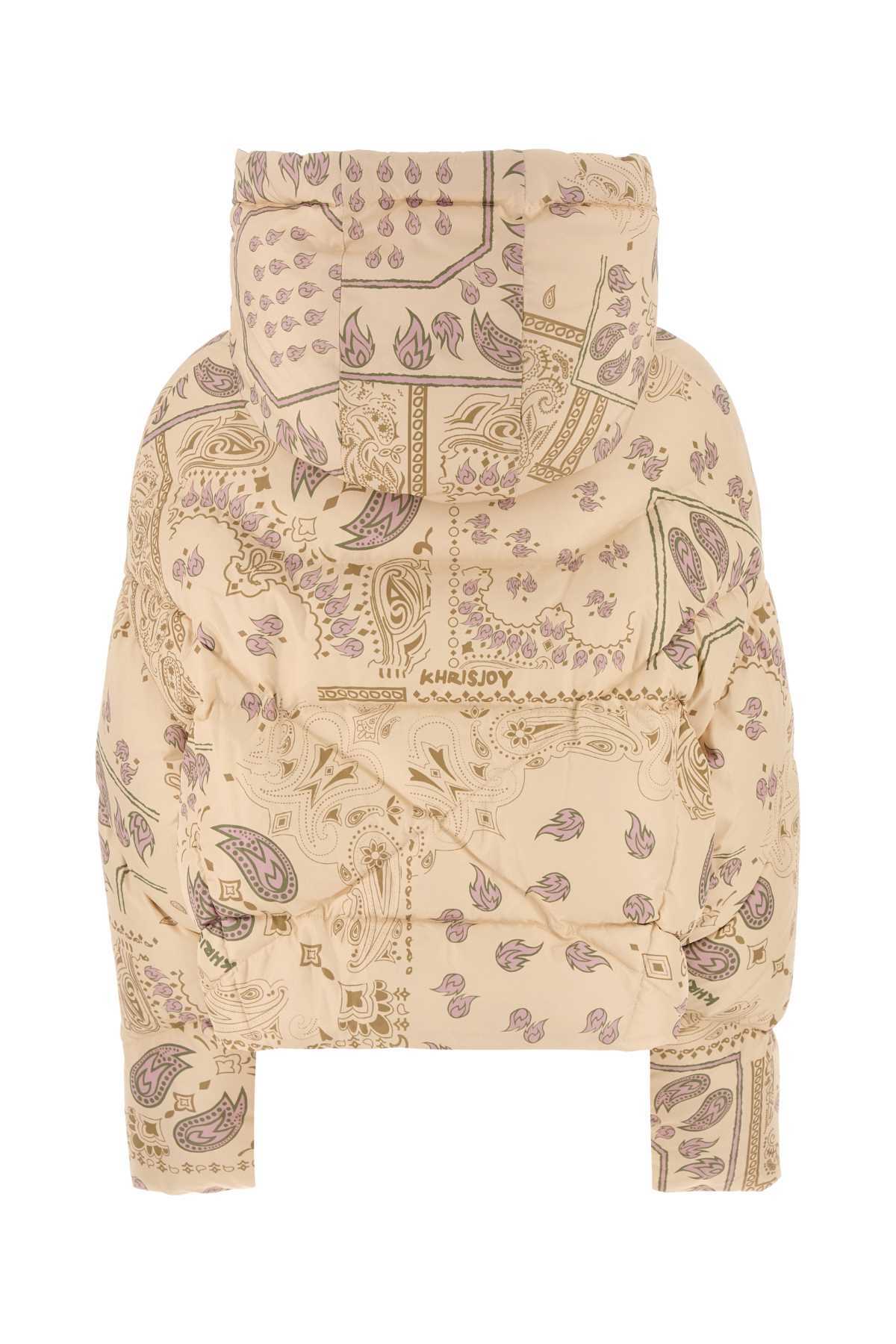 Khrisjoy Printed Polyester Down Jacket Khrisjoy