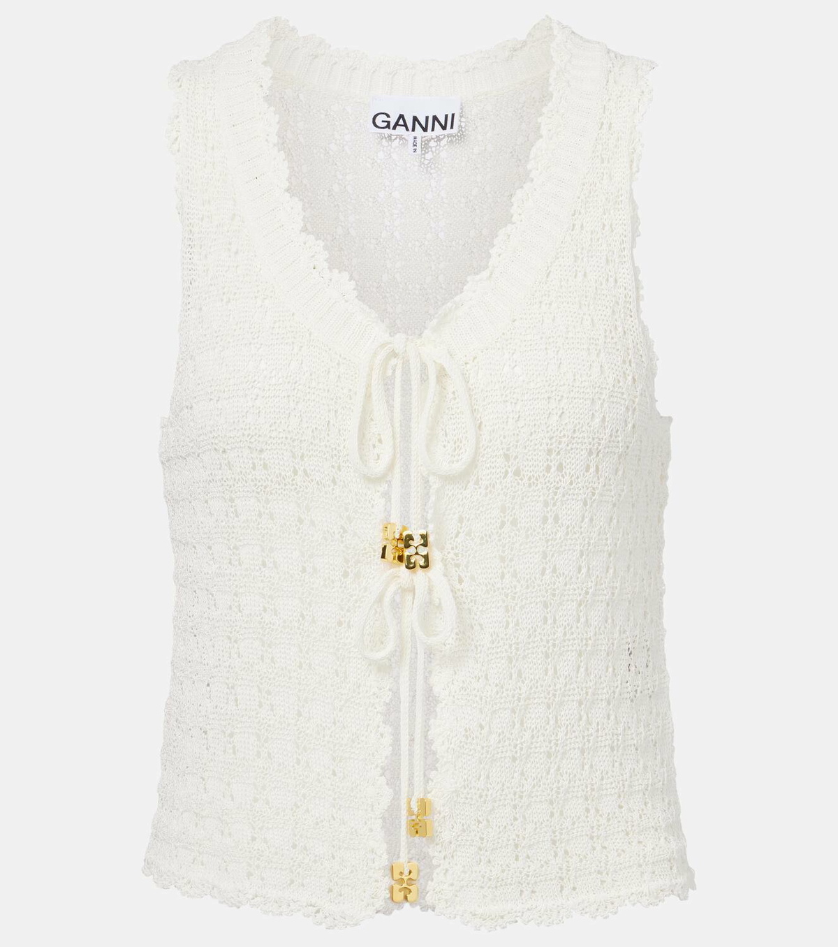 Ganni Crochet top GANNI