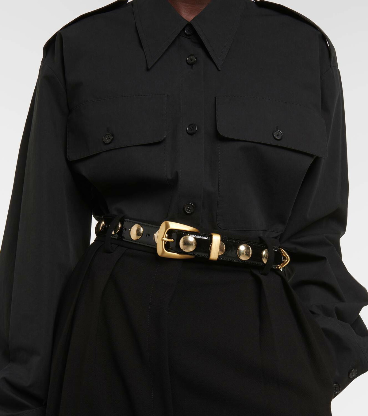 Khaite The Benny studded leather belt Khaite