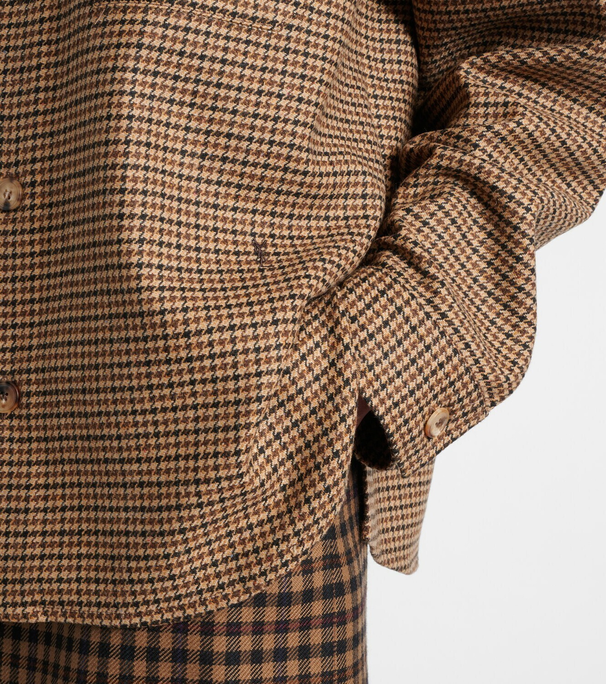 Saint Laurent Houndstooth overshirt Saint Laurent