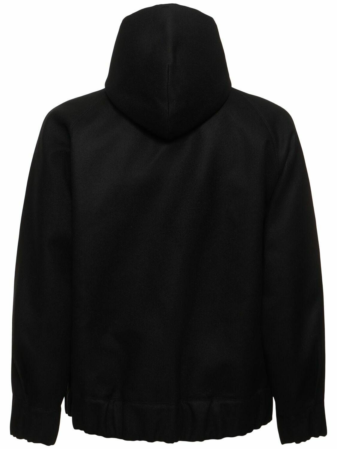 SACAI Cotton Blend Zip Hoodie Sacai