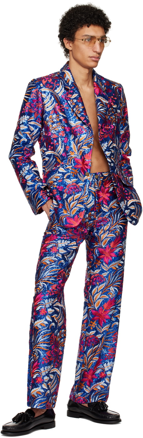 TSAU SSENSE Exclusive Blue Blazer TSAU