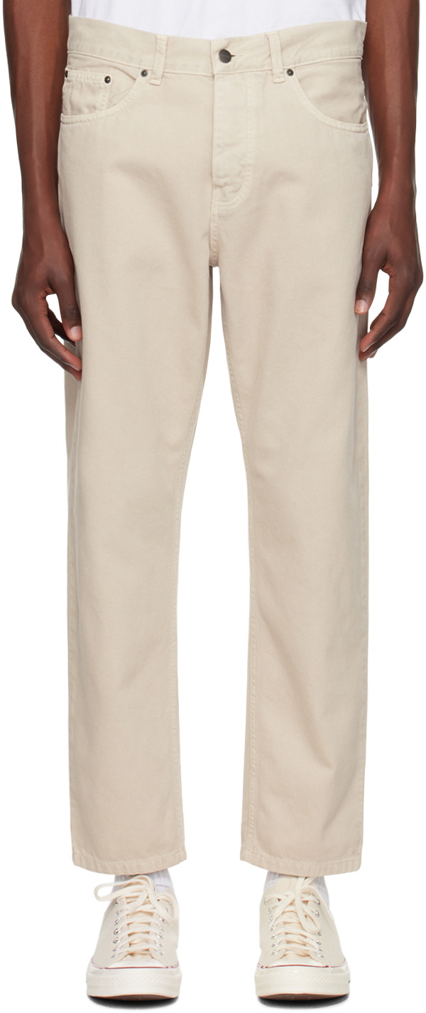 Carhartt Work In Progress Beige Newel Trousers Carhartt WIP