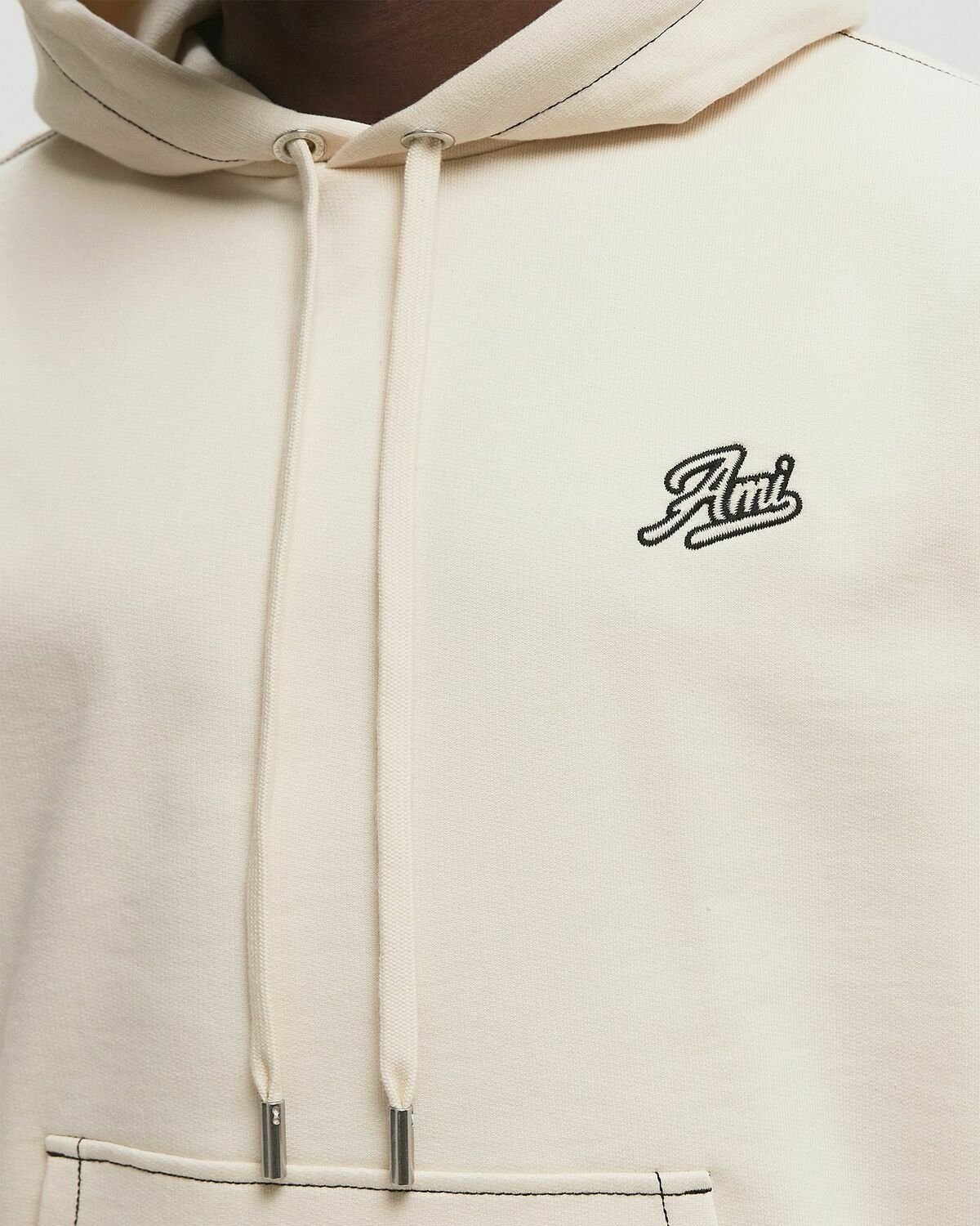 AMI Paris OVERSIZED HOODIE White Mens Hoody AMI