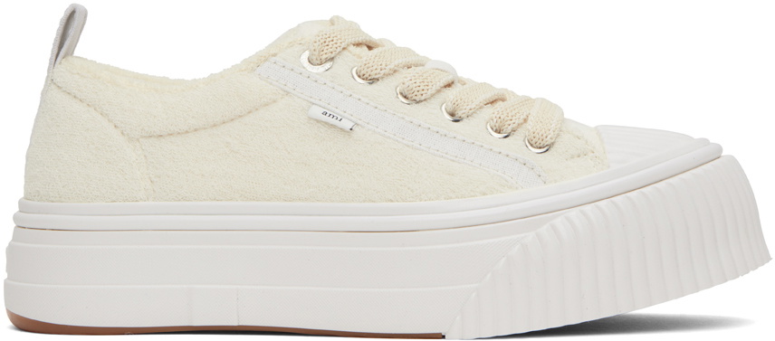 AMI Paris Beige Ami 1980 Platform Sneakers AMI