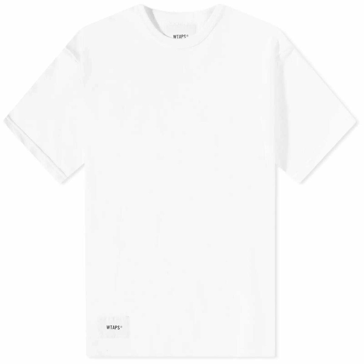 WTAPS Men's Label EX46 T-Shirt in White WTAPS